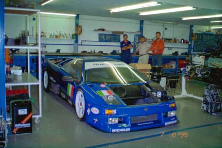 Racing Lamborghini Diablo AKA Jota GT1 LM In South Africa