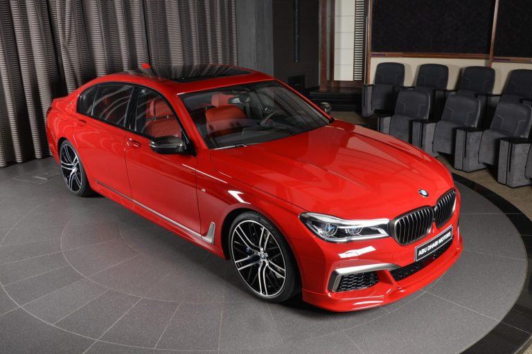 Imola Red BMW M760Li xDrive With 3D Design Kit Looks The Business