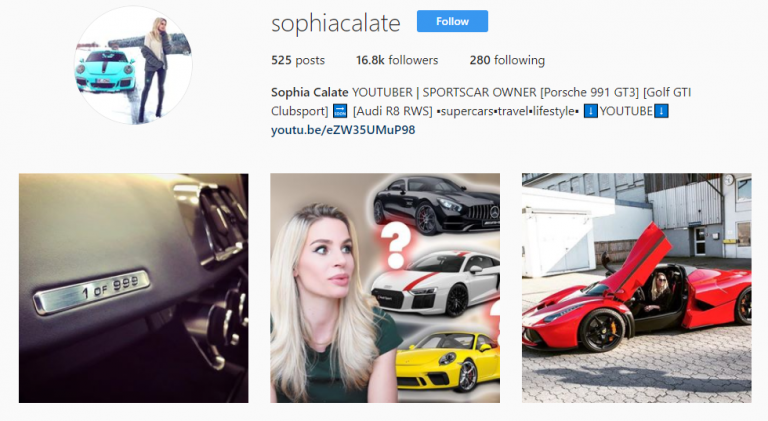 Top 10 Female Automotive Instagram Accounts To Follow