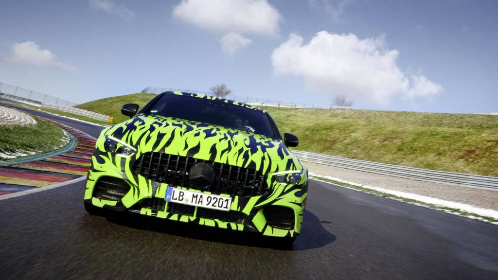 Mercedes-AMG GT Coupé Teased With Revealing "Black and Lime Green Fire ...