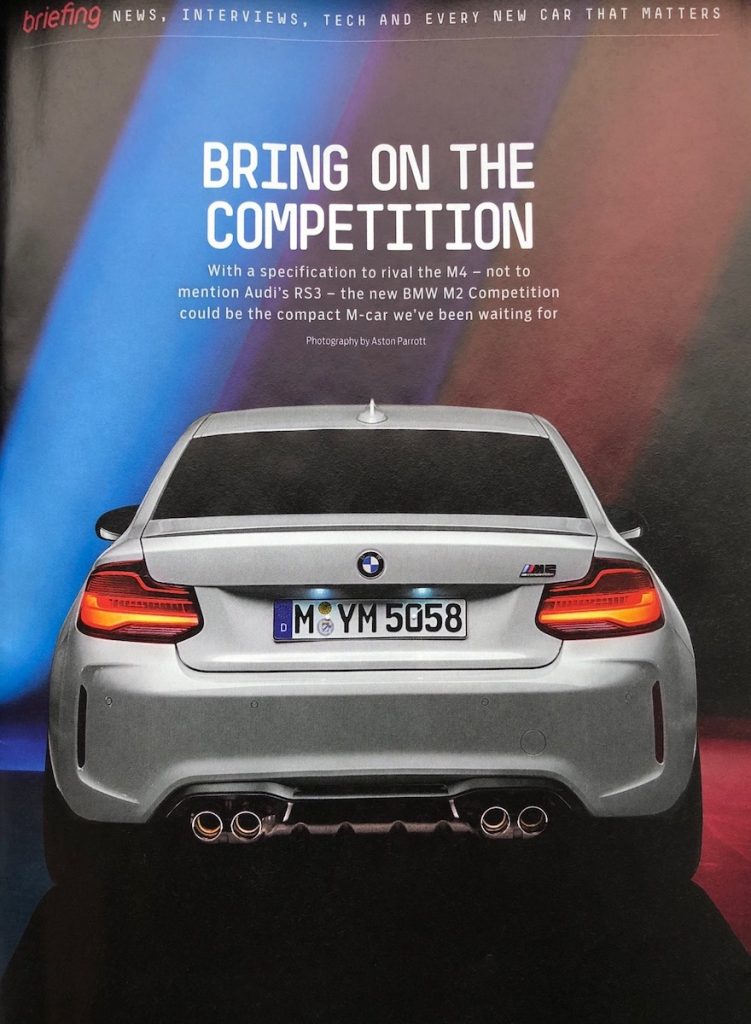 More Details (and Pics) Of BMW M2 Competition