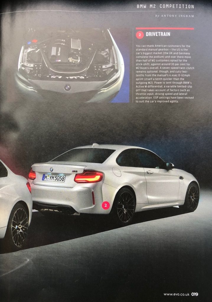More Details (and Pics) Of BMW M2 Competition