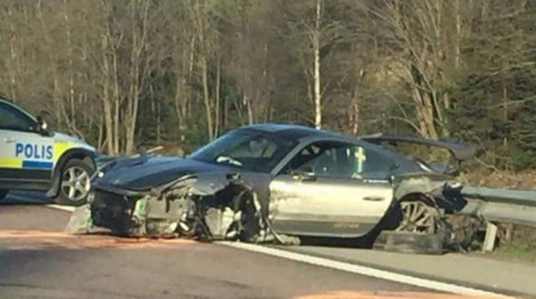New Porsche 911 GT2 RS Totaled In Swedish Crash