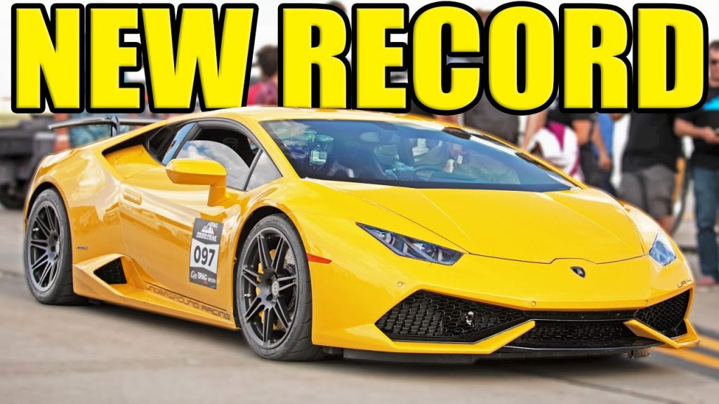 UGR Lamborghini Huracan Just Became The Quickest Half Mile Car Ever At ...