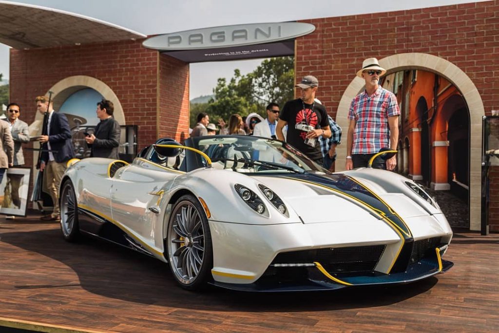 Pagani Huayra Gyrfalcon Roadster Soars Into Pebble Beach