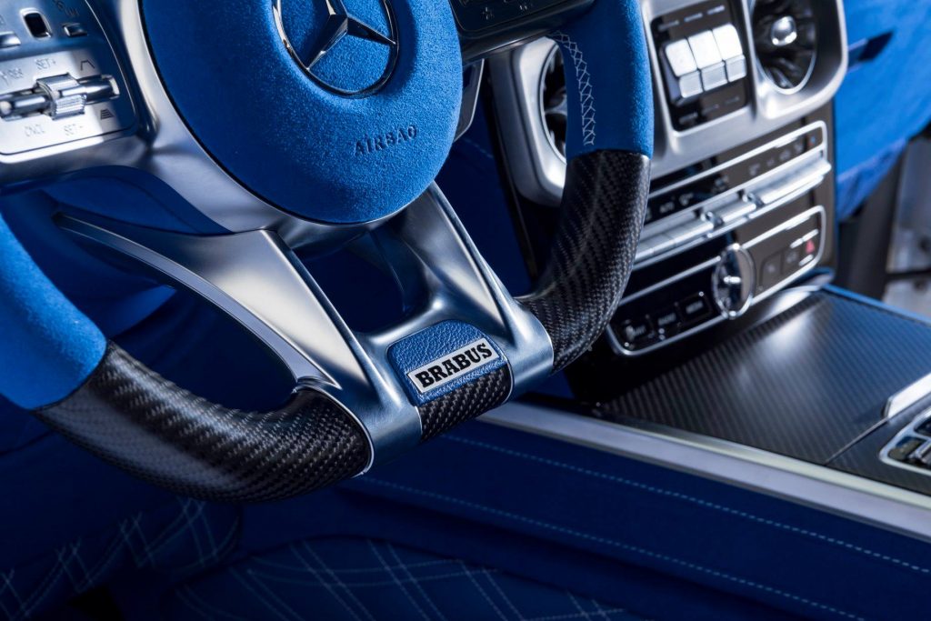 Bright Blue Brabus Interior For Your Mercedes Amg G63