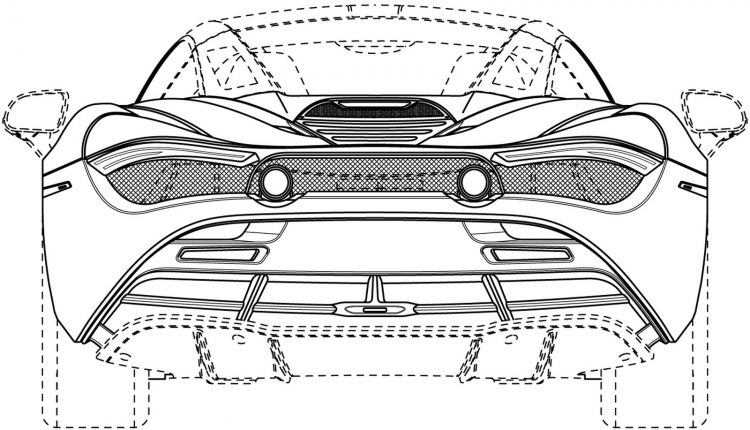 McLaren 720S Spider Design Revealed via Patent Drawings