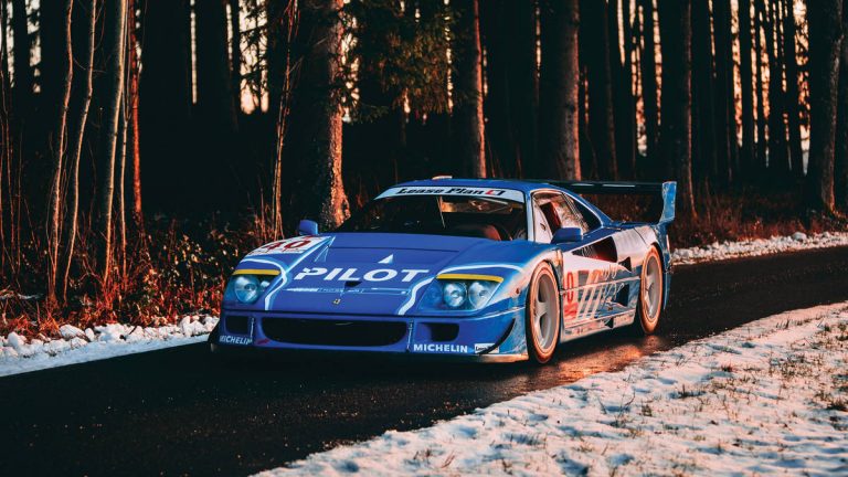 This Beautiful Blue Ferrari F40 LM To Go Under The Hammer Next Month