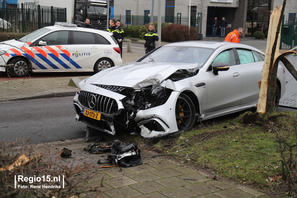 Five Day Old Mercedes-AMG GT 63 S 4-Door Coupé Crashed In The Netherlands
