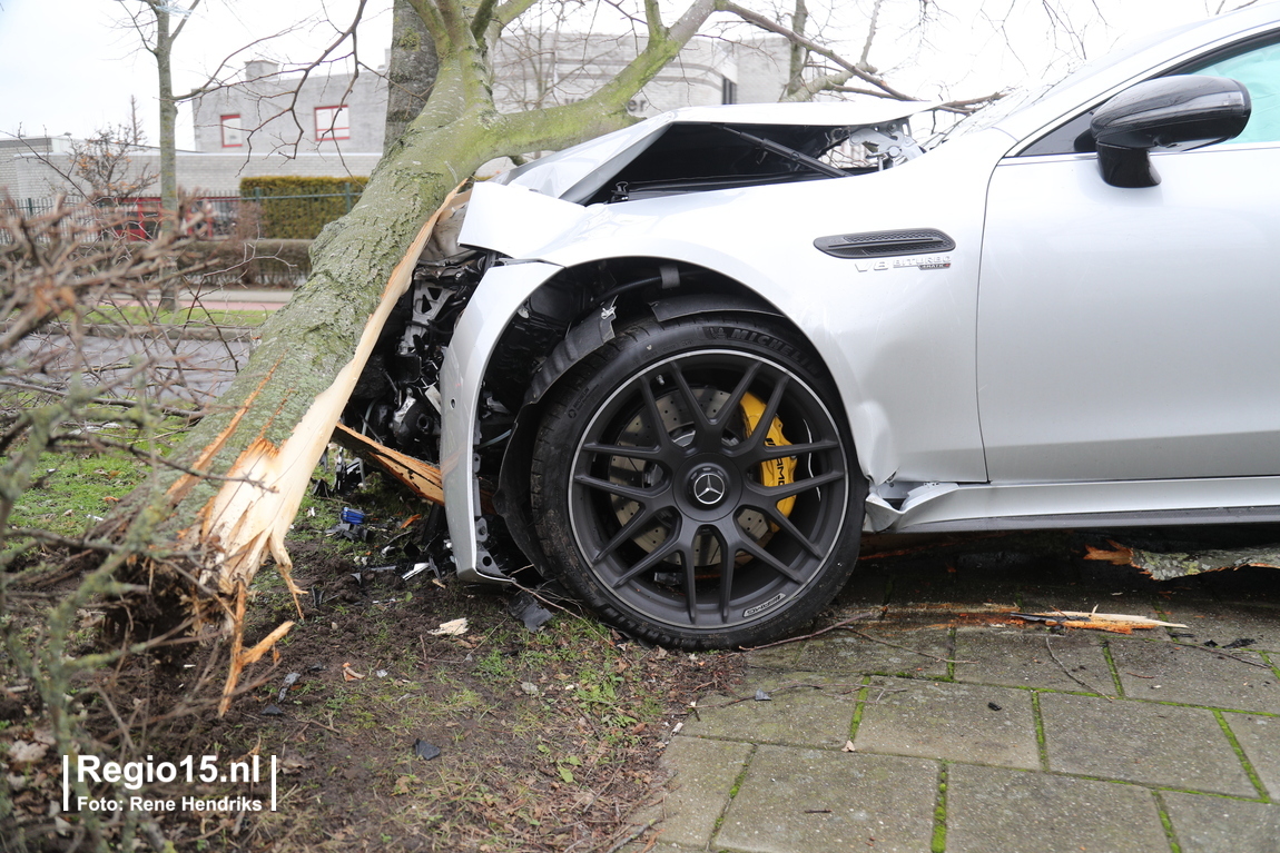 Five Day Old Mercedes-AMG GT 63 S 4-Door Coupé Crashed In The Netherlands