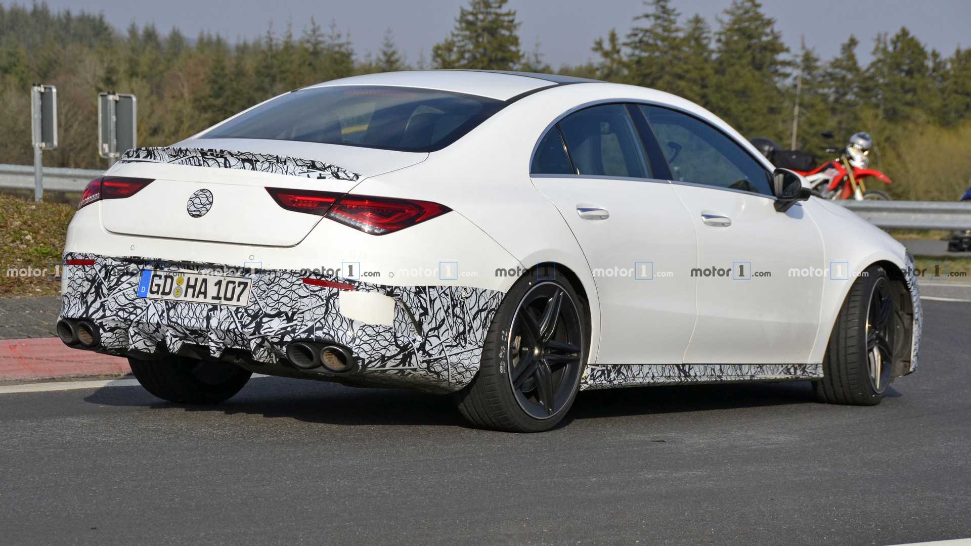 Mercedes-AMG CLA 45 Spotted With Less Camouflage