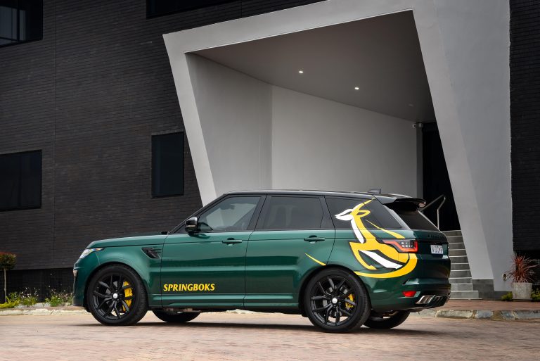 Springboks Get Custom Range Rover Sport SVR Built By Jaguar Land Rover SVO