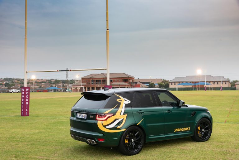Springboks Get Custom Range Rover Sport SVR Built By Jaguar Land Rover SVO