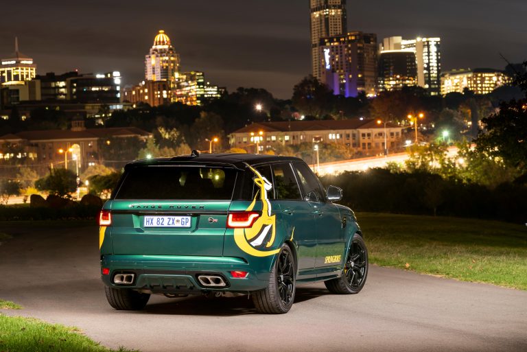 Springboks Get Custom Range Rover Sport SVR Built By Jaguar Land Rover SVO