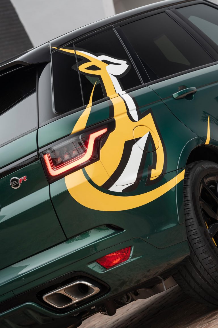Springboks Get Custom Range Rover Sport SVR Built By Jaguar Land Rover SVO