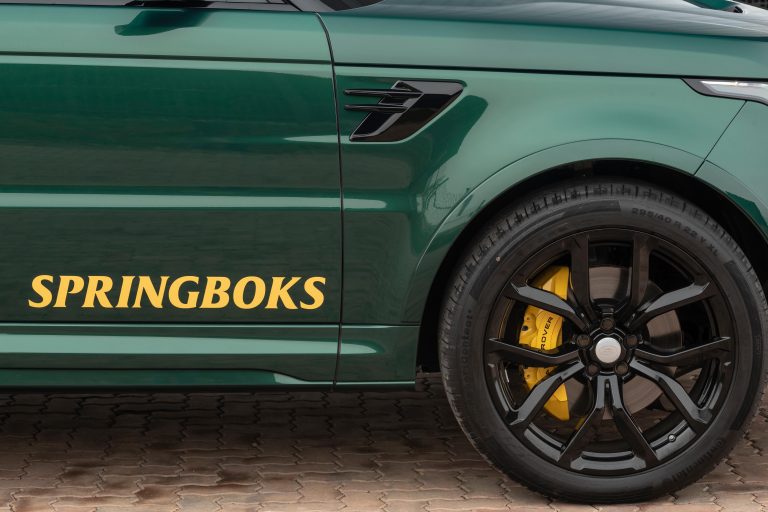 Springboks Get Custom Range Rover Sport SVR Built By Jaguar Land Rover SVO