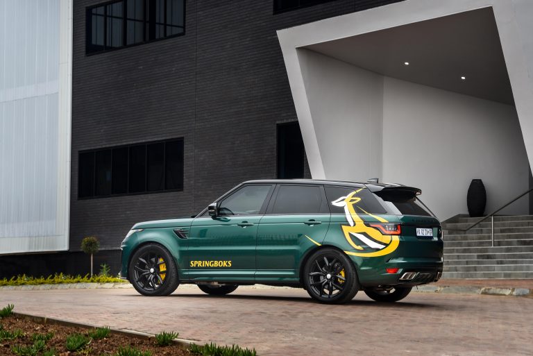 Springboks Get Custom Range Rover Sport SVR Built By Jaguar Land Rover SVO