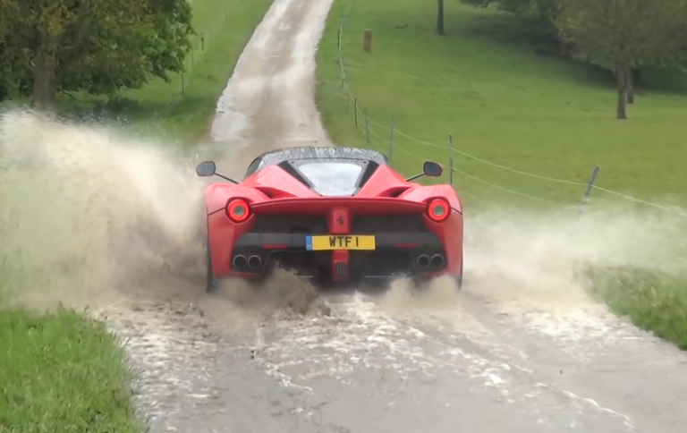 Watch a LaFerrari Being Driven Like It Was Never Meant To Be