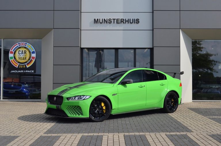 Jaguar XE SV Project 8 Gets Custom Verde Mantis Paint Job