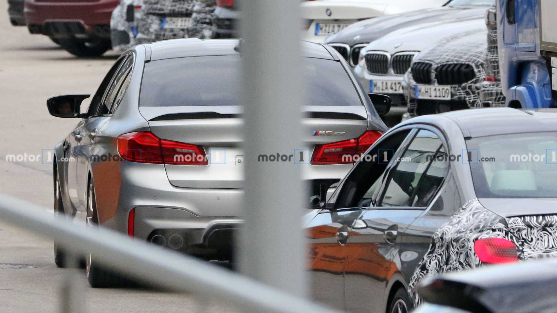 BMW M5 Spotted Sporting CS Badge and Aero