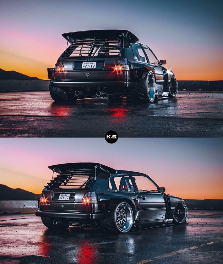 This Wild Widebody VW Golf GTI Render is Coming To Life