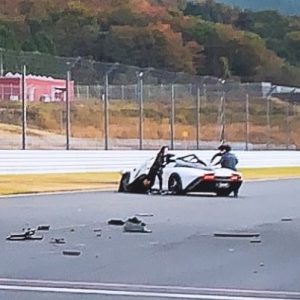 McLaren Speedtail Crashed At Fuji Speedway in Japan