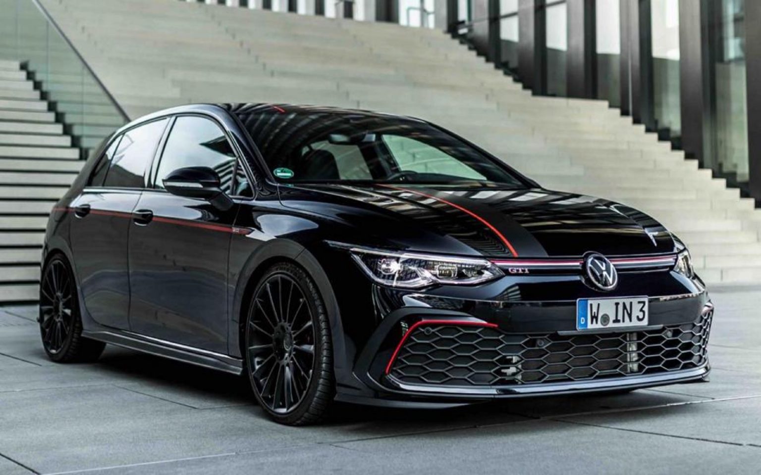 Volkswagen Golf 8 GTI Gets Some Menace Thanks To Manhart