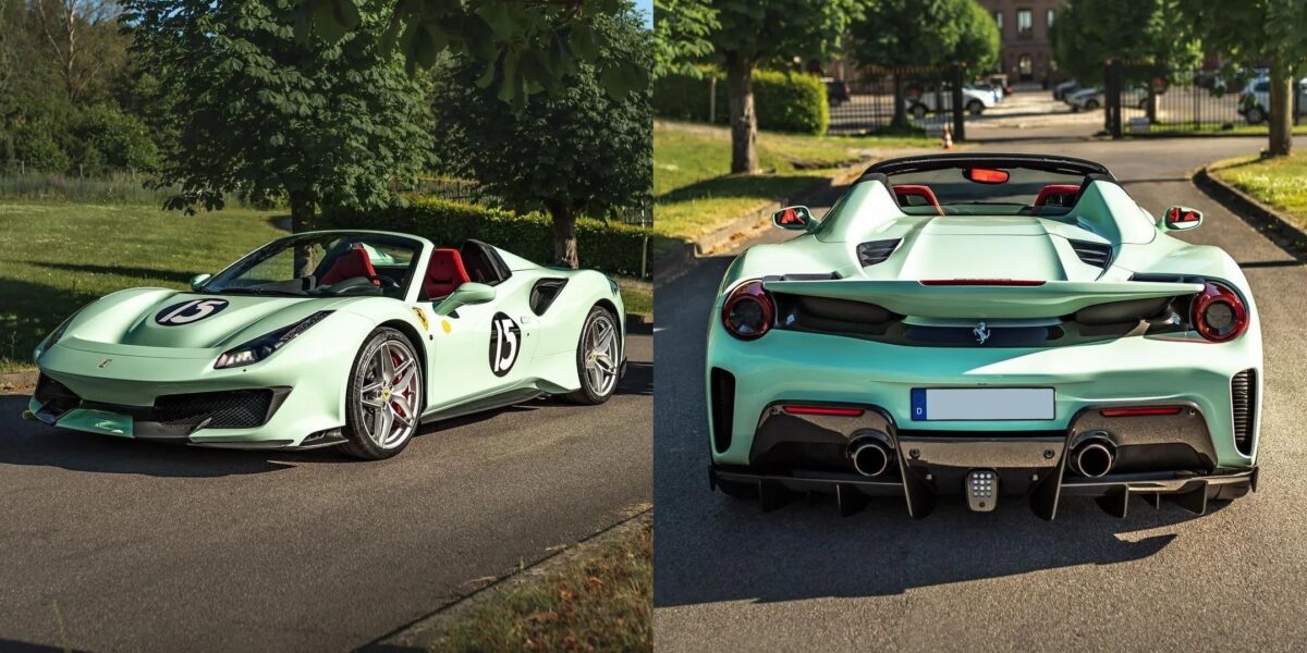 Gorgeous Green Ferrari 488 Pista Spider Took Inspiration From Stirling ...