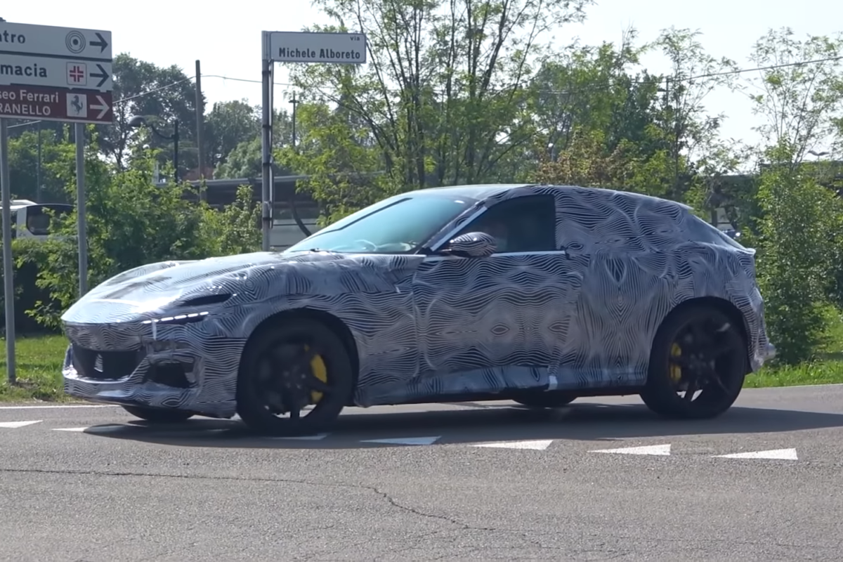 Ferrari Purosangue SUV Captured Testing Glorious NA V12