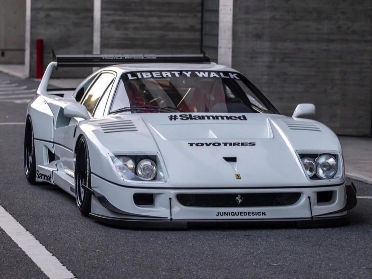 Liberty Walk Has Officially Chopped Up A Ferrari F40