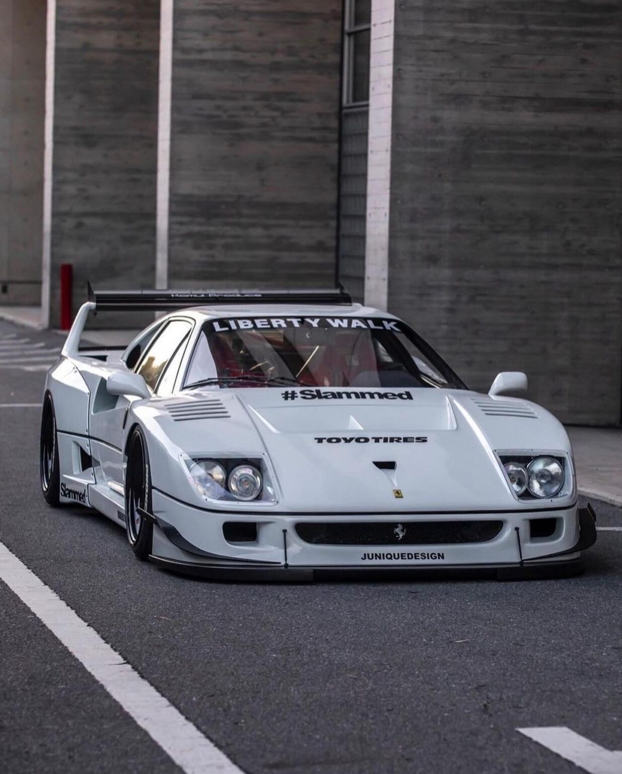 Liberty Walk Has Officially Chopped Up A Ferrari F40