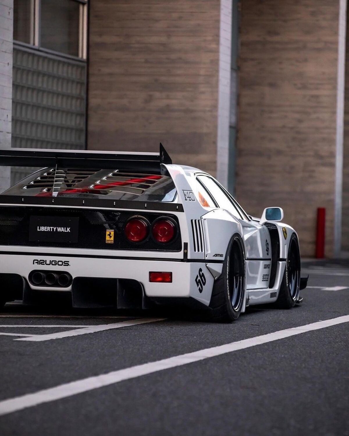 Liberty Walk Has Officially Chopped Up A Ferrari F40