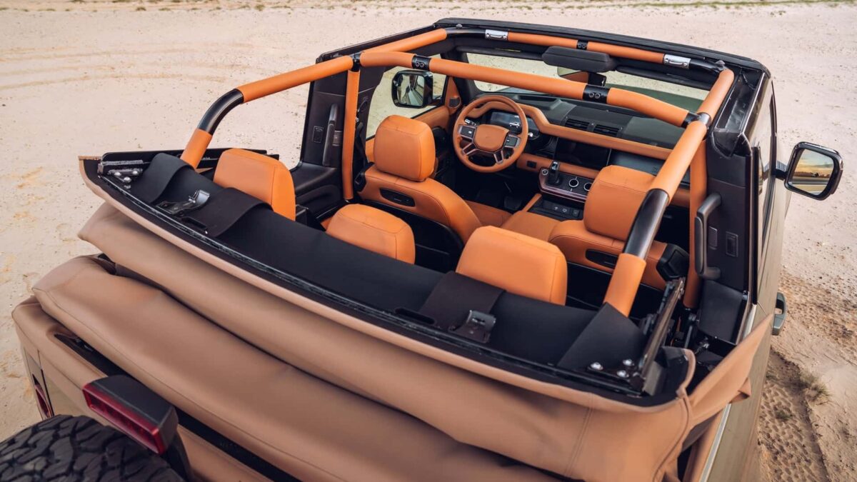 Heritage Customs Creates Ultra Cool Land Rover Defender Convertible
