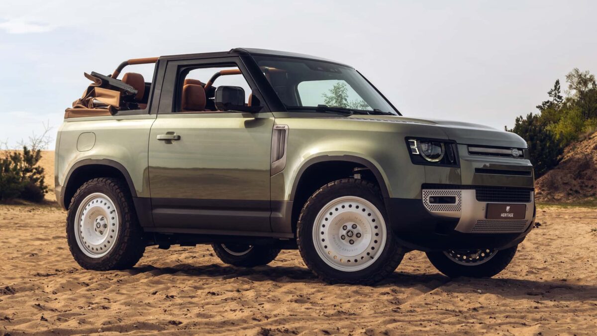 Heritage Customs Creates Ultra Cool Land Rover Defender Convertible