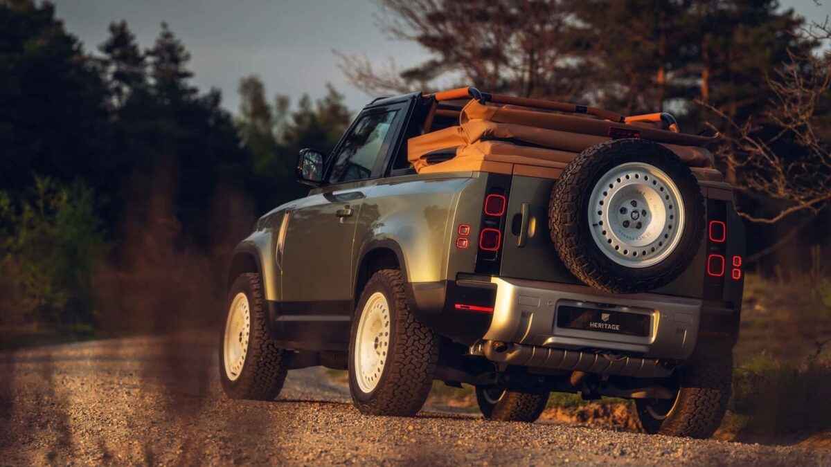 Heritage Customs Creates Ultra Cool Land Rover Defender Convertible