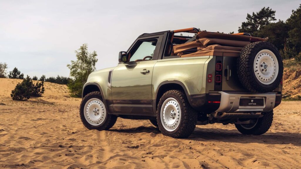 Heritage Customs Creates Ultra Cool Land Rover Defender Convertible