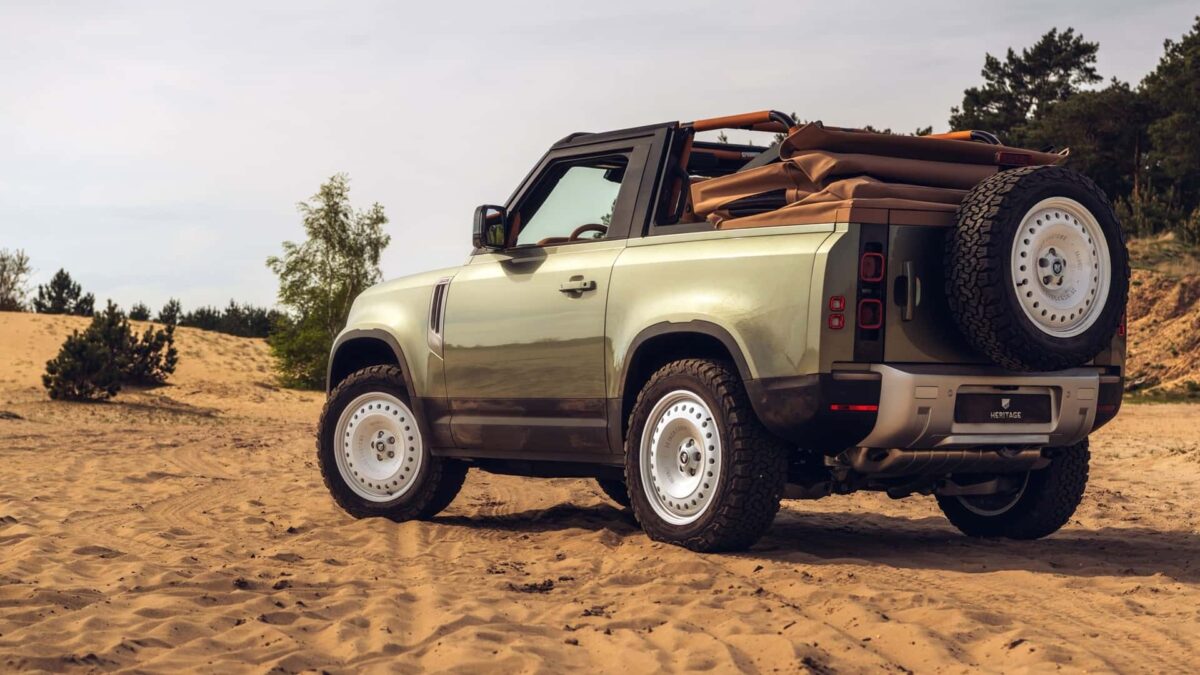 Heritage Customs Creates Ultra Cool Land Rover Defender Convertible