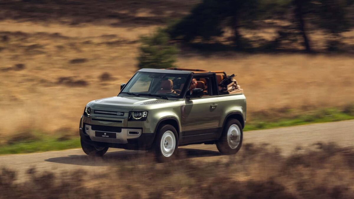 Heritage Customs Creates Ultra Cool Land Rover Defender Convertible