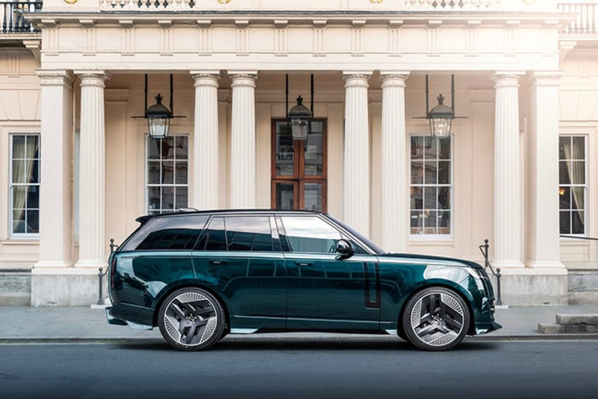 Project Khan Reveal Stunning Racing Green Fintail Range Rover