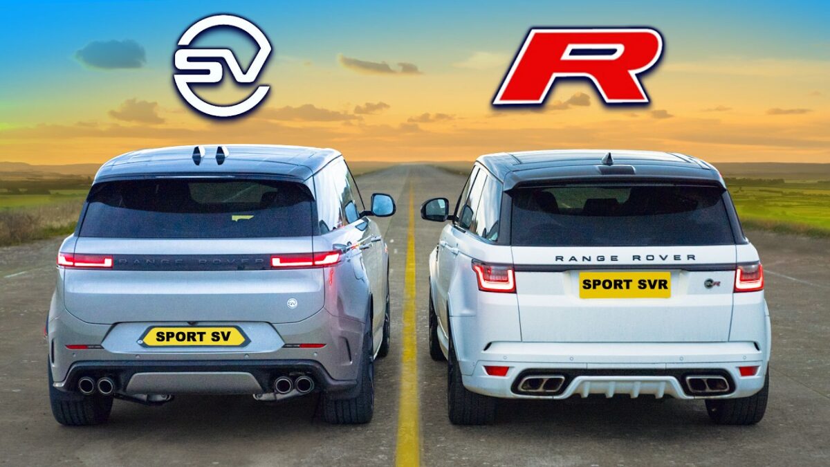 Watch New Range Rover Sport SV Vs Range Rover Sport SVR In Drag Race