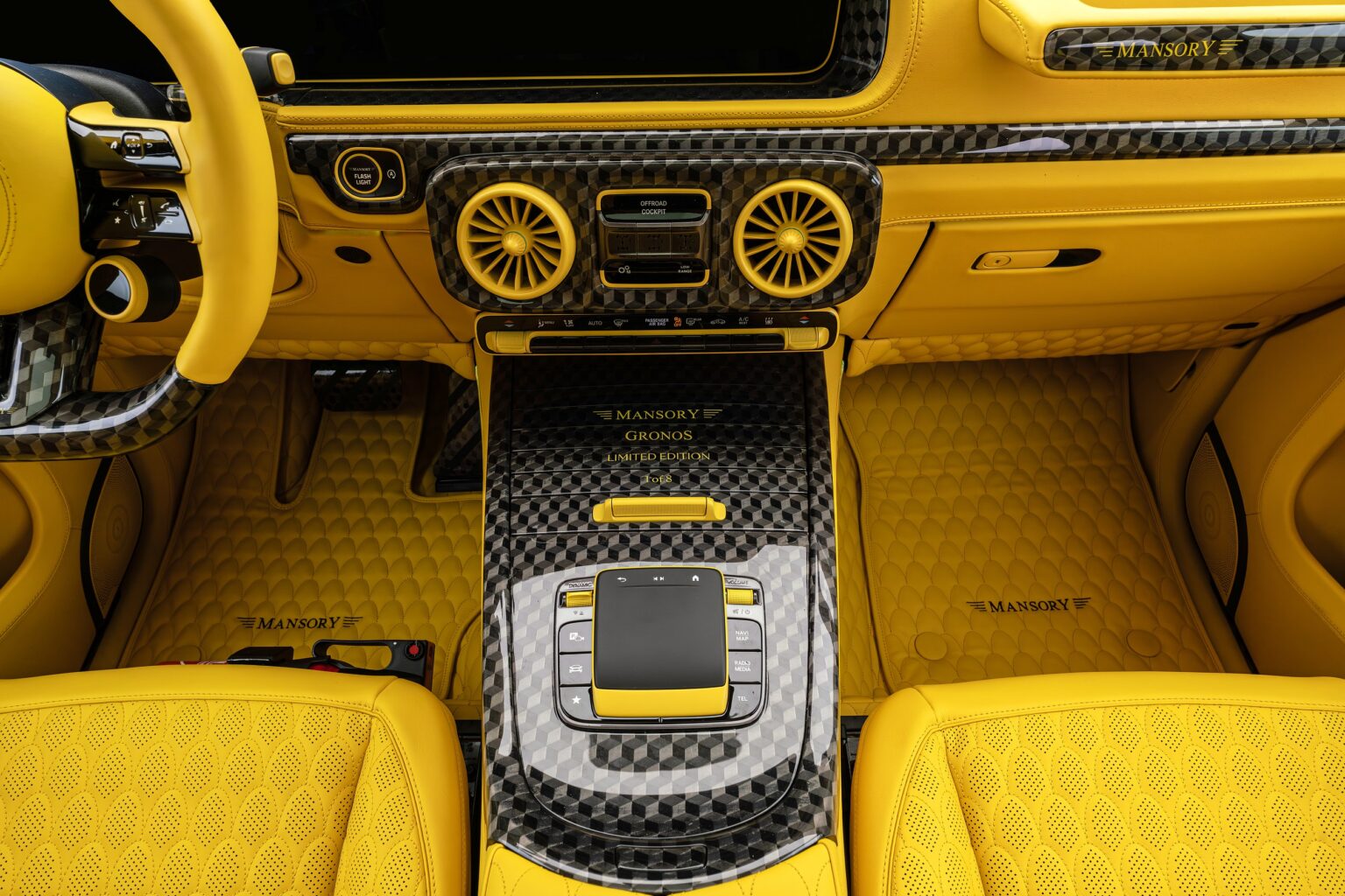 Mansory Turns Newest Mercedes-AMG G-Wagon Into a Highlighter