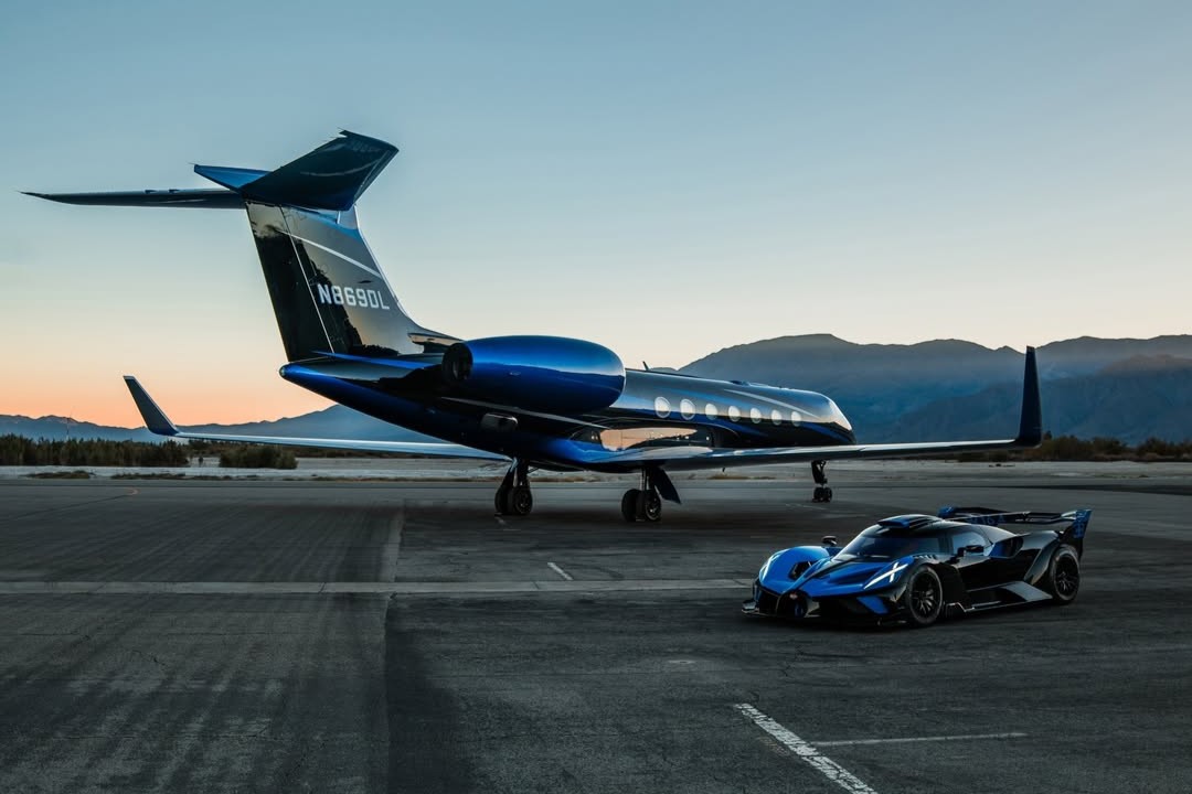 When Your Bugatti Bolide Matches Your Jet